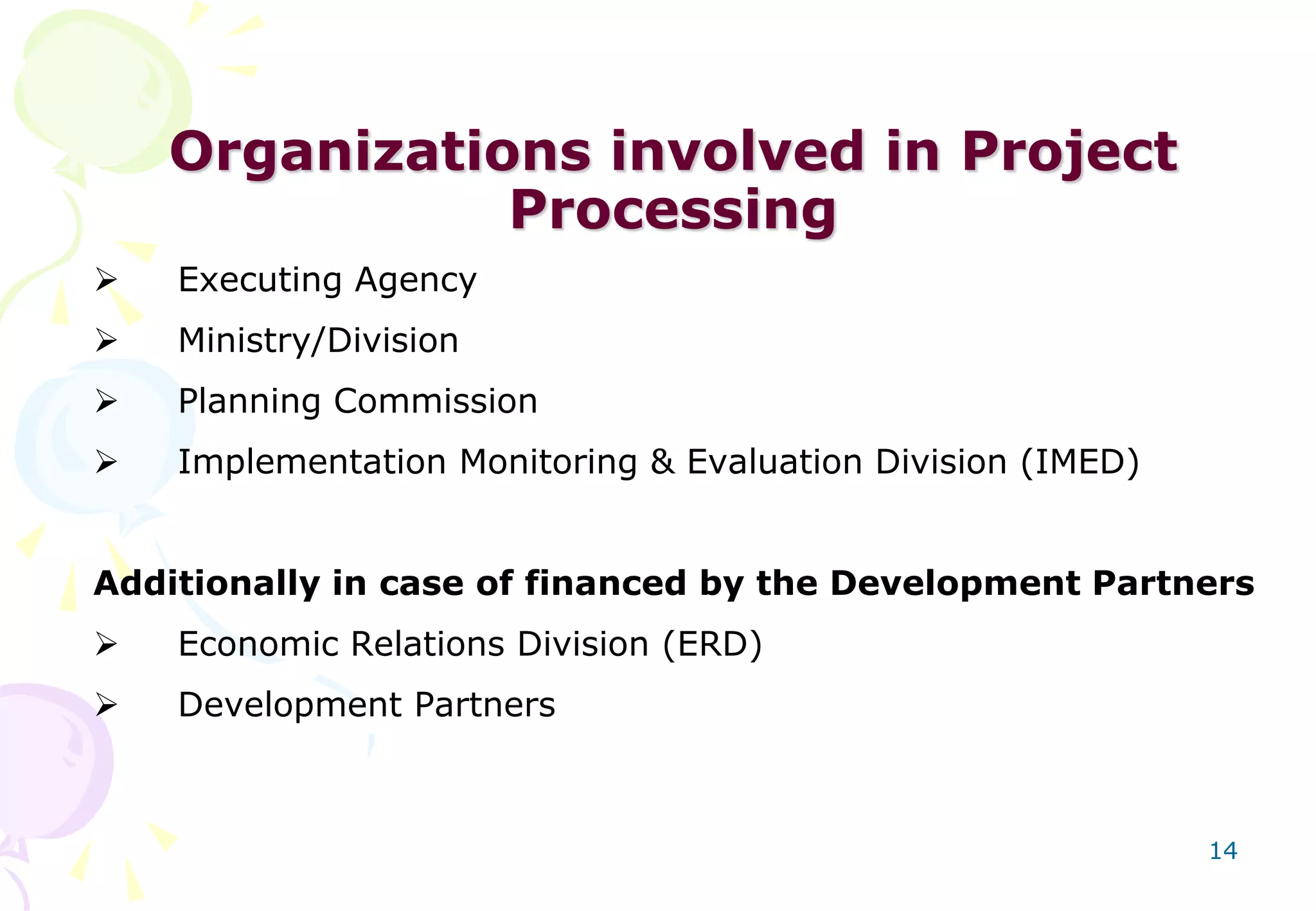 Development Planning and Project Approval Process TA | PDF