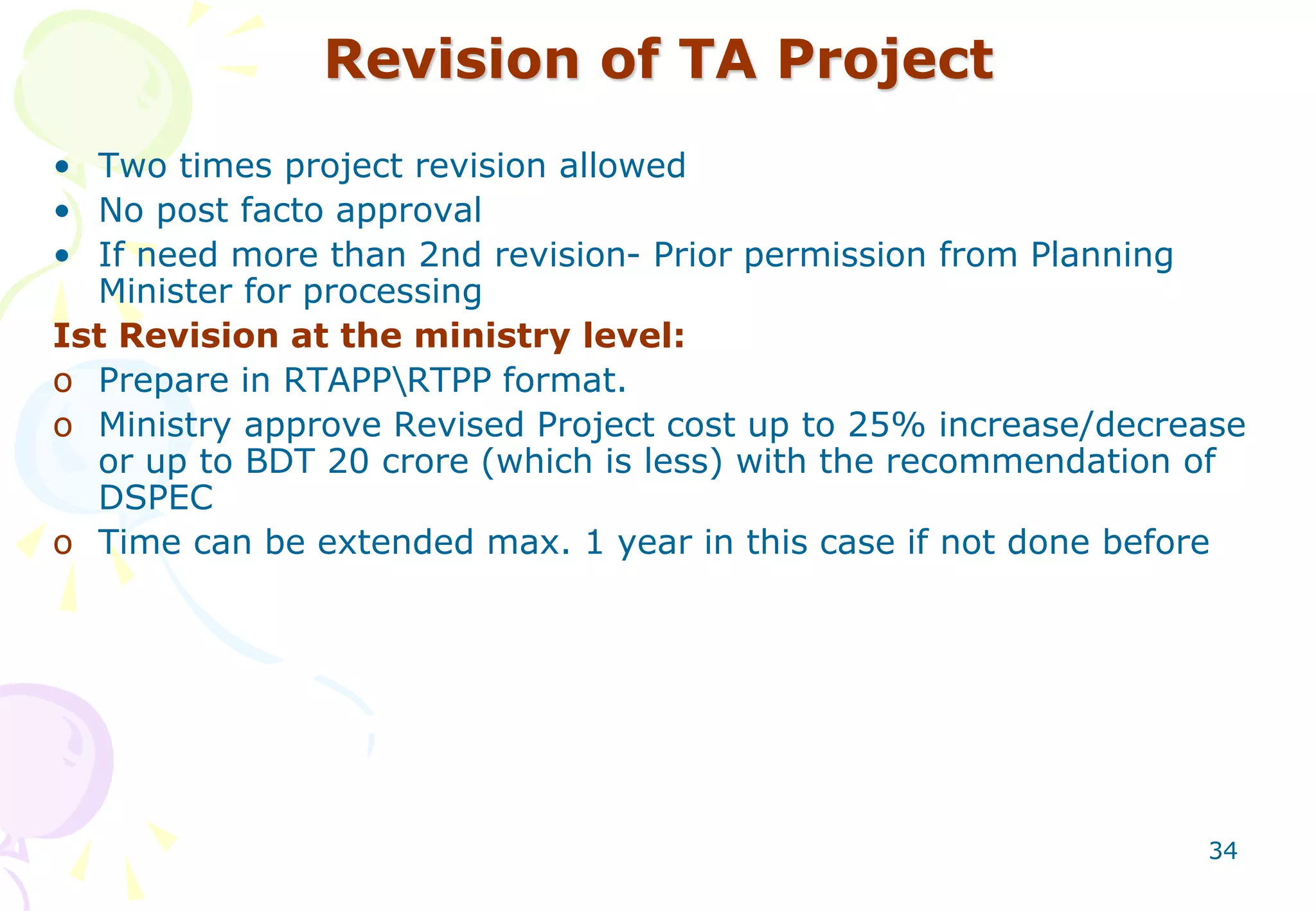 Development Planning and Project Approval Process TA | PDF