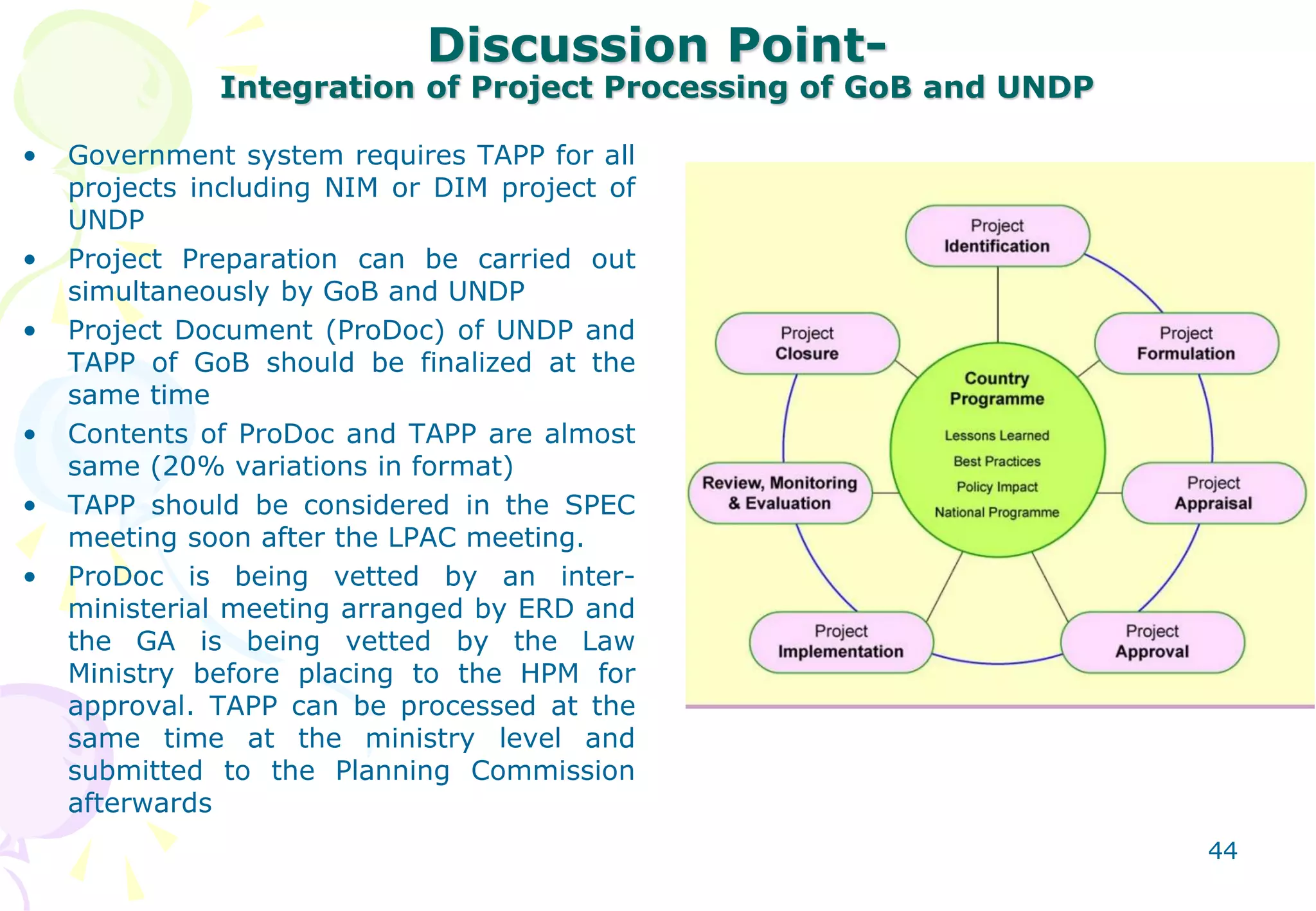 Development Planning and Project Approval Process TA | PDF