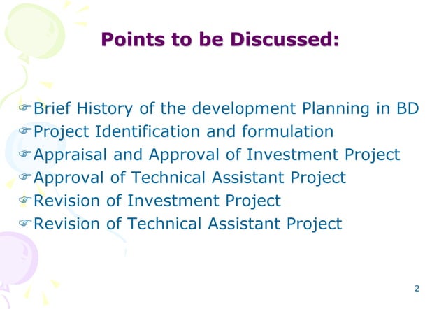 Development Planning and Project Approval Process TA | PDF | Business ...