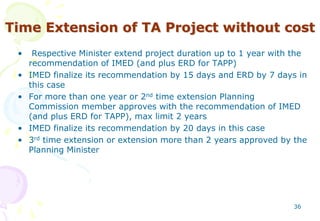 Development Planning and Project Approval Process TA | PDF