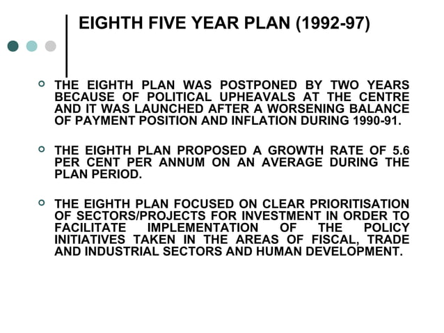 Development planning & five year plans | PPT
