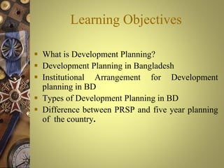 Development planning in Bangladesh | PPT