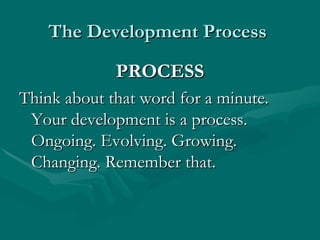Development Planning Workshop | PPT