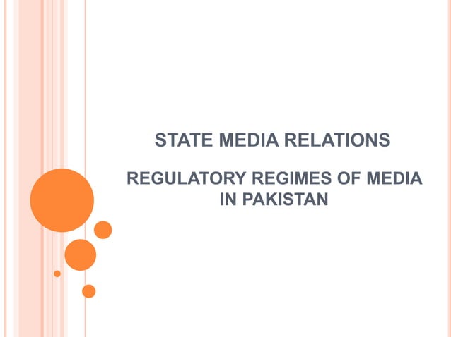 Development of press and regimes and state relations | PPT