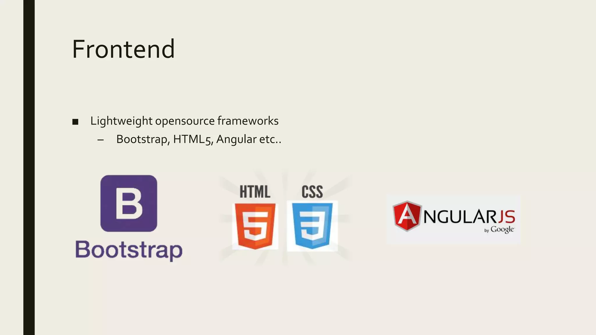 Full Stack Application Development Principles Ppt