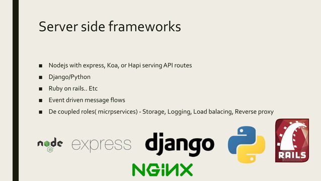 Full stack application development principles | PPT