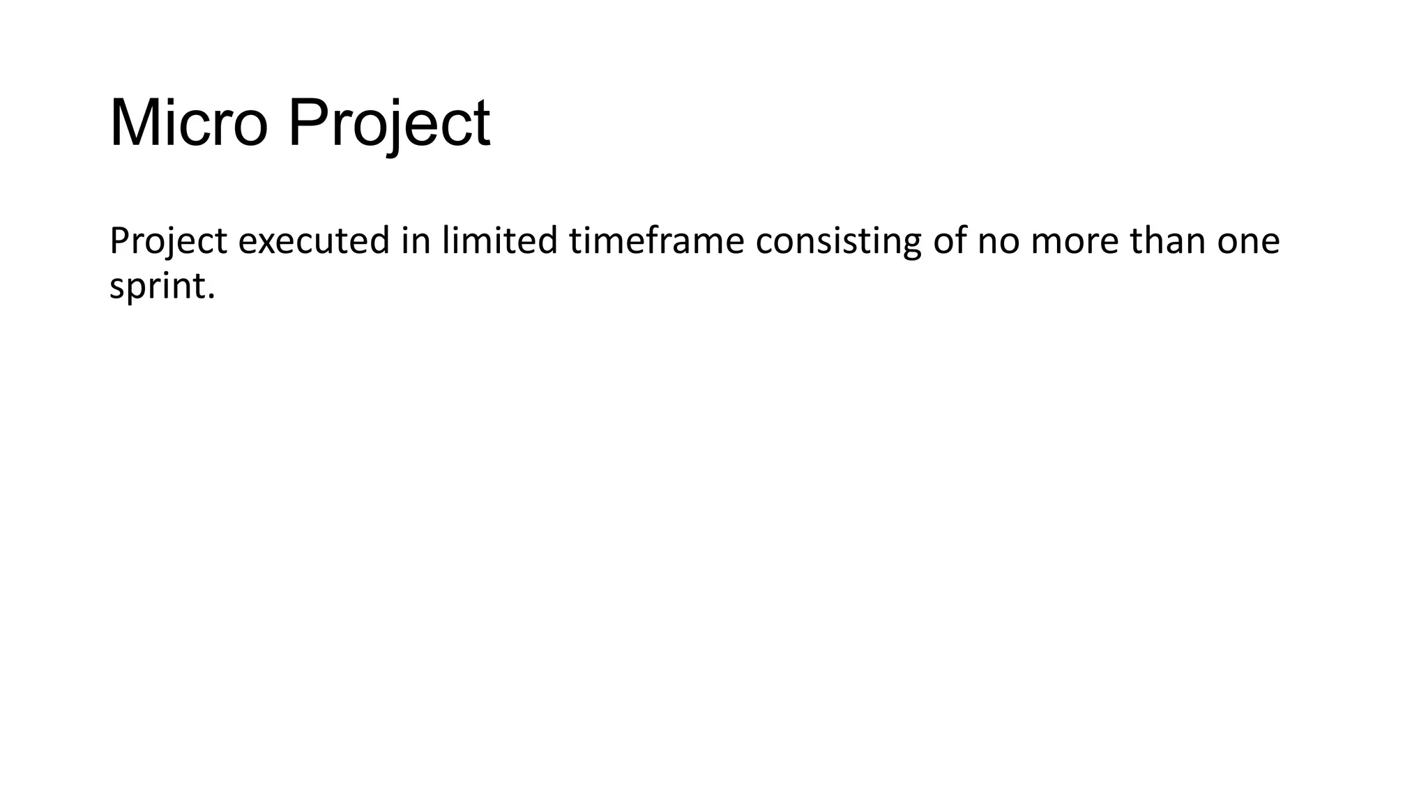 Development Process For Micro Projects Ppt 