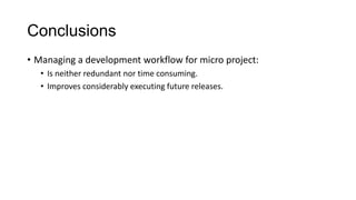 Development Process For Micro Projects Pptx