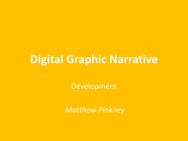 Digital Graphic Narrative | PPTX