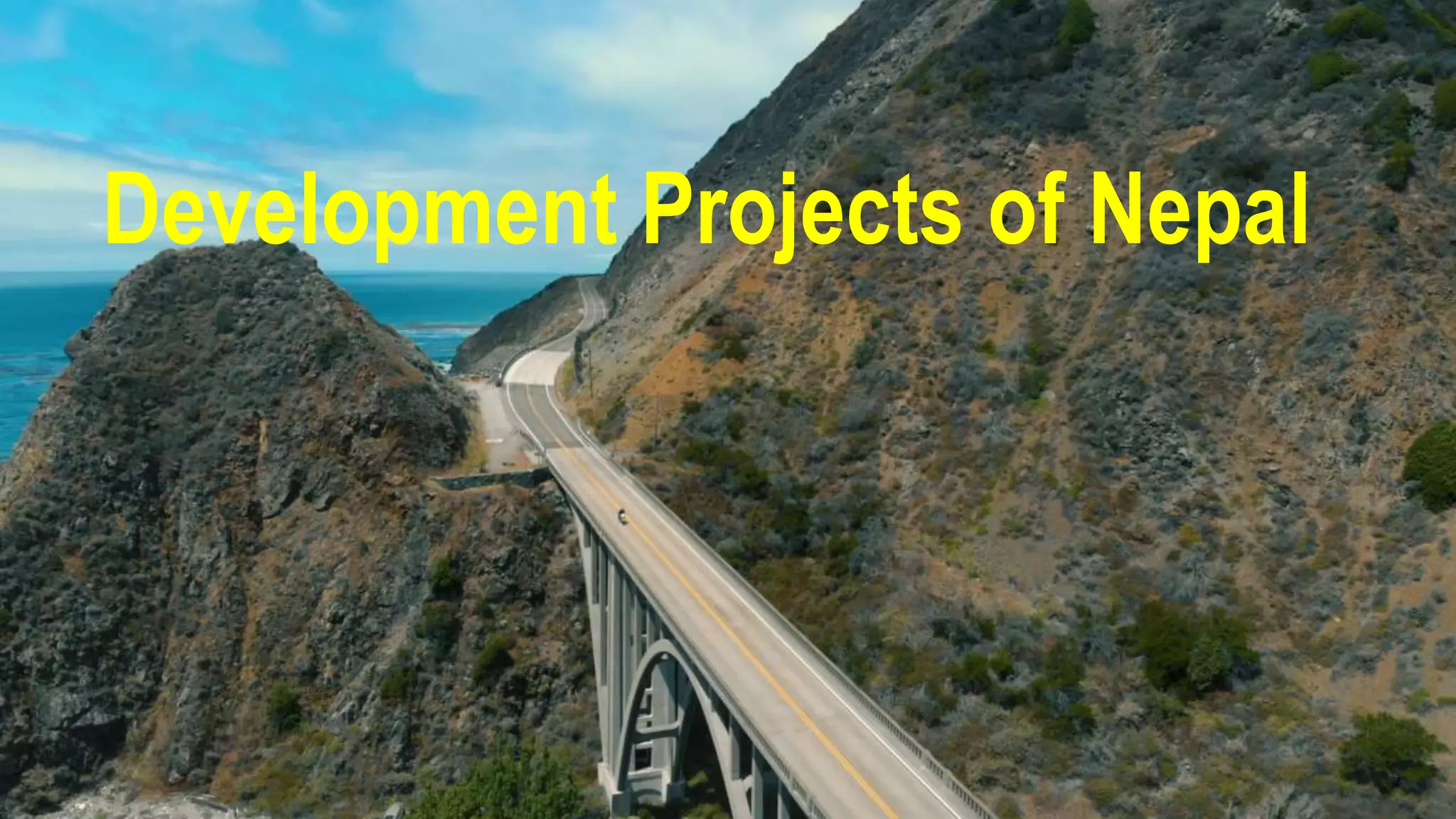 Development projects of neepal | PPTX