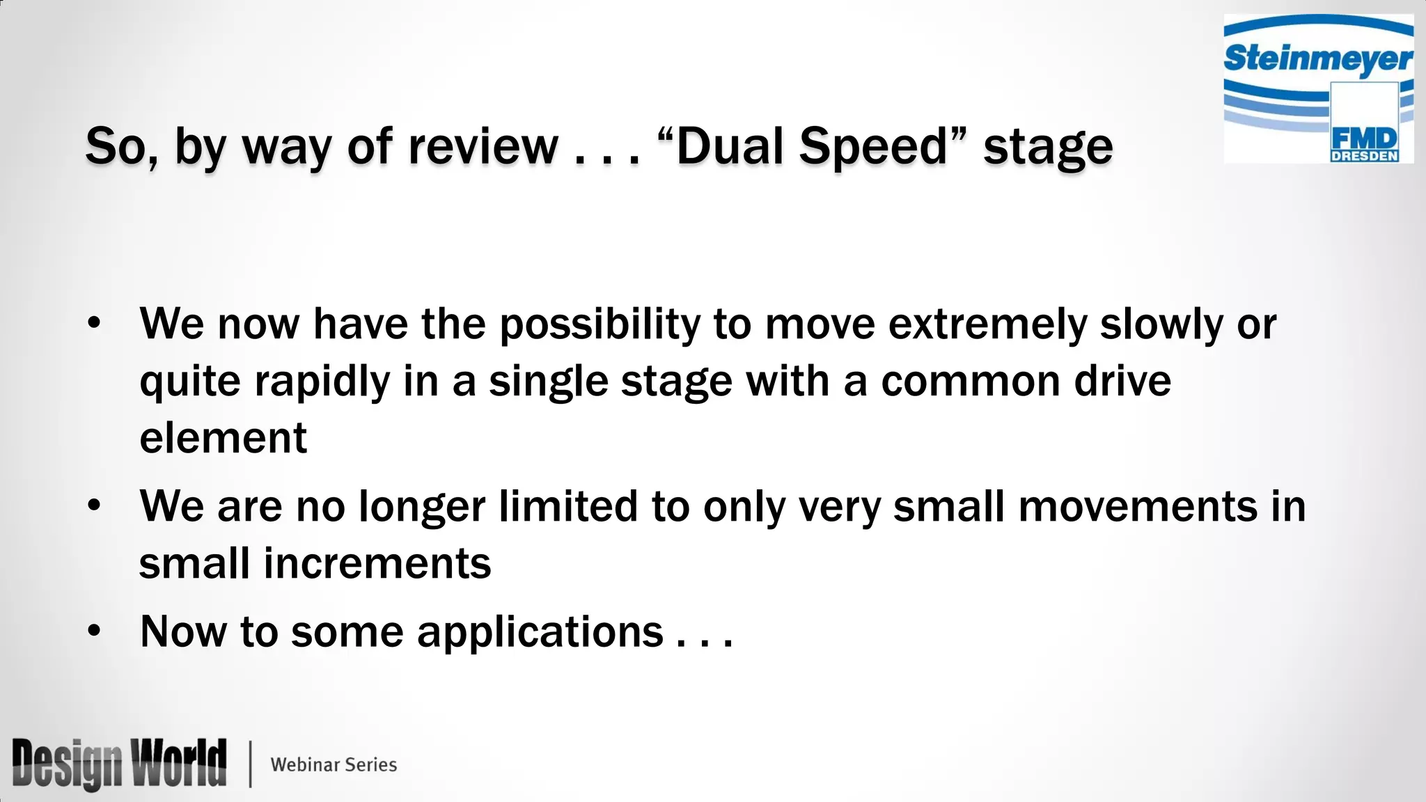 Developments In Precision Positioning Stages with High Speed Range | PDF