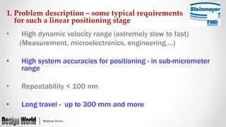 Developments In Precision Positioning Stages with High Speed Range | PDF