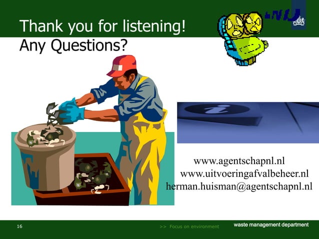 Developments in Dutch Waste Management - ONEIA | PPTX