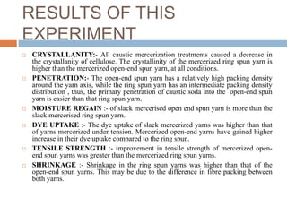 Developments in mercerization3 | PPTX