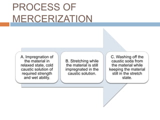 Developments in mercerization3 | PPTX