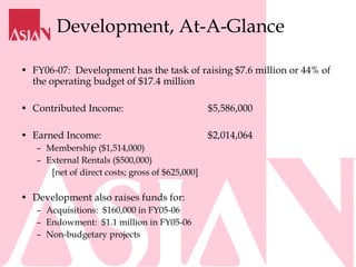 AAM Devo All-Staff Presentation | PPT | Museums & Galleries | Attractions