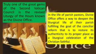 Developments of the sacred liturgy | PPTX | Christianity | Religion ...