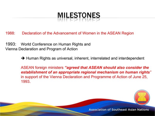 Developments on human rights in asean | PPT | Civic affairs | Politics