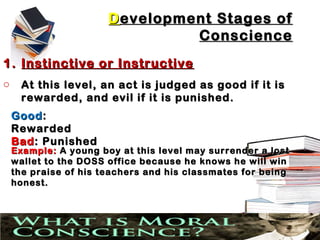 Development stages of conscience | PPT