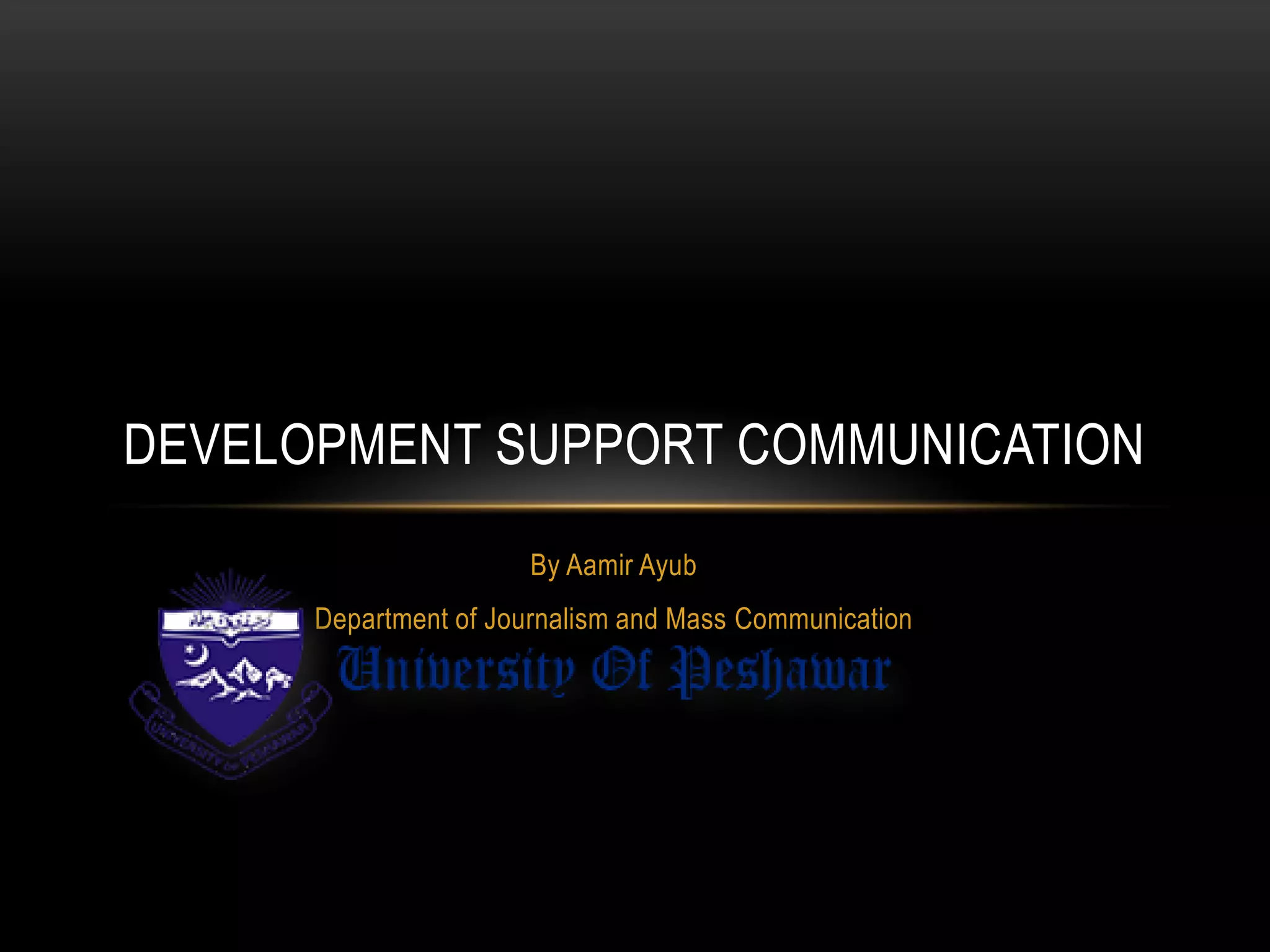 Development Support Communication | PDF