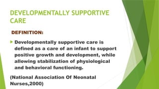 DEVELOPMENT SUPPORTIVE CARE PPT FOR EDUCATION PURPOSE | PPTX