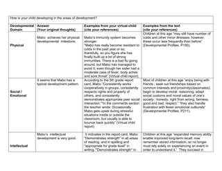 Development templates (preschool and school age years)oringinal | DOCX
