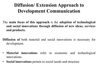 Development theories and approaches | PPT