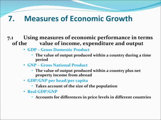 Development vs growth (L9) | PPT | Environment | Science