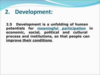 Development vs growth (L9) | PPT | Environment | Science