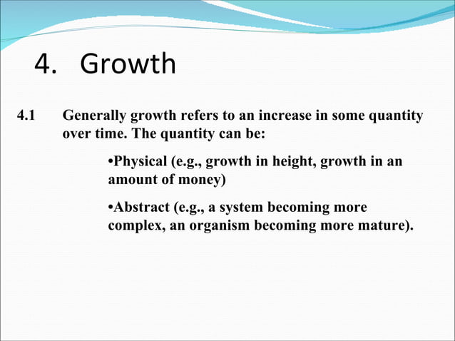 Development vs growth (L9) | PPT