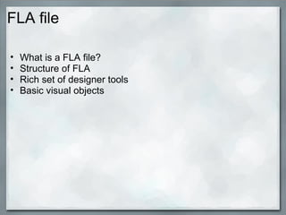 Development with Adobe Flash | PPT