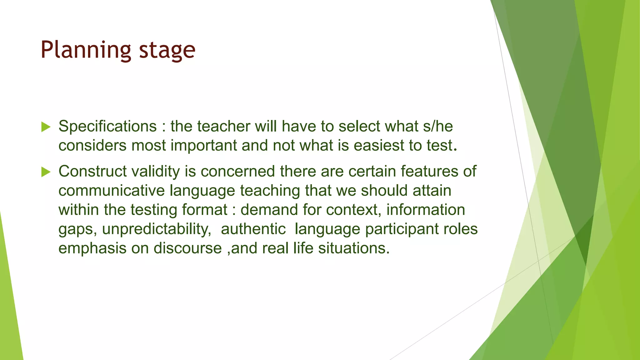 Continuous Assessment/Testing Guidelines Summary | PPT