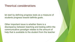 Continuous Assessment/Testing Guidelines Summary | PPTX