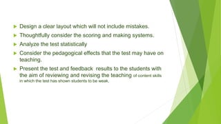 Continuous Assessment/Testing Guidelines Summary | PPT