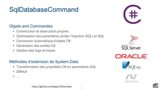 Développer avec un Simple Object Mapping Toolkit pour SQL Server | PPTX