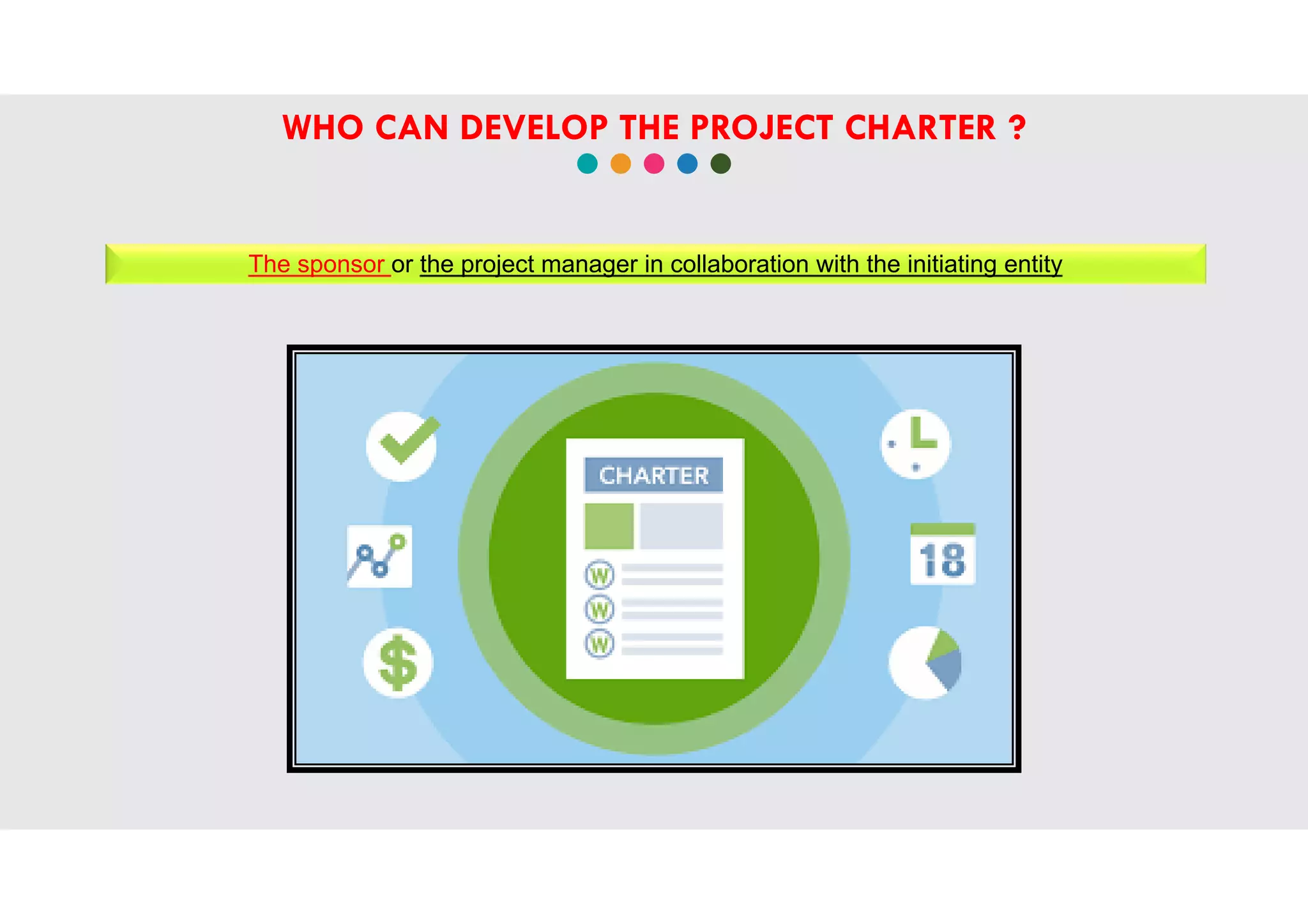 Develop project charter | PDF