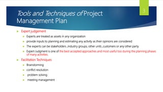 Develop project management plan | PPTX