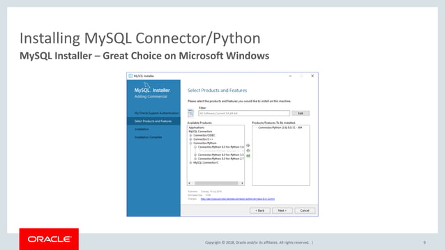 Develop Python Applications with MySQL Connector/Python | PDF