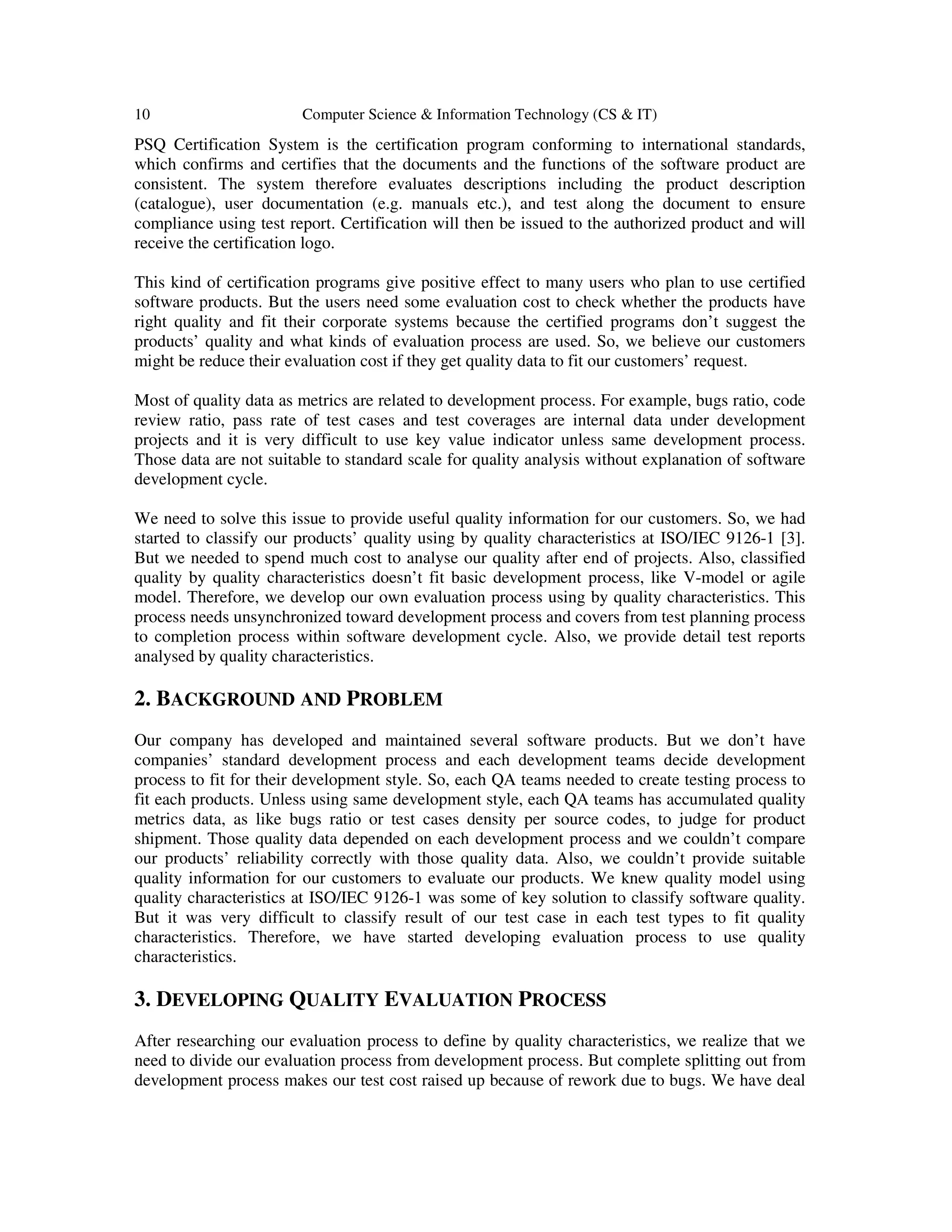 Develop quality characteristics | PDF