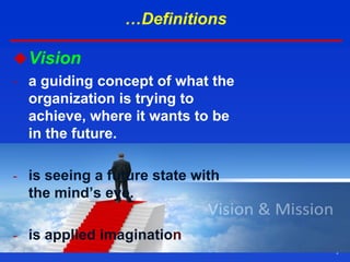 Develop the Vision-Mission for the Future | PDF