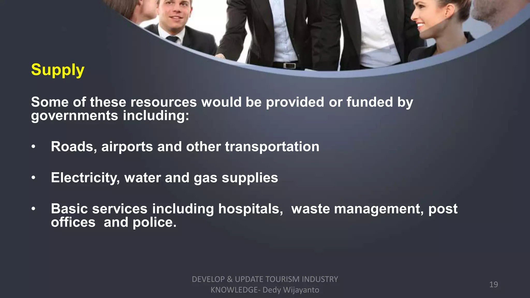 Develop & update tourism industry knowledge | PPT