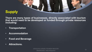 Develop & update tourism industry knowledge | PPT