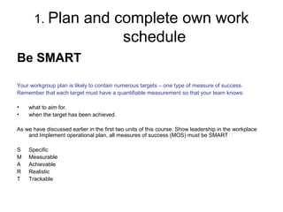 Develop work priorities | PPT