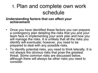 Develop work priorities | PPT