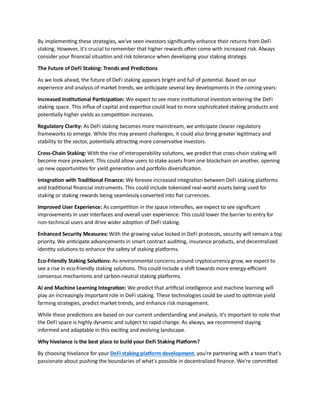 Develop Your Defi Staking Platform With better Tech Stack.pdf