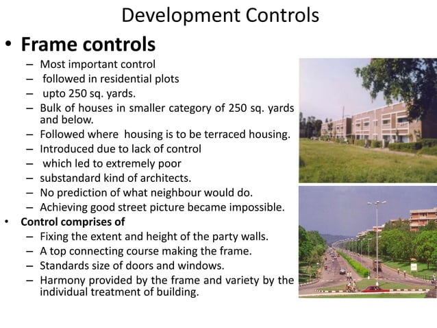 Develpment contols chandigarh, periphery control pb laws | PPT