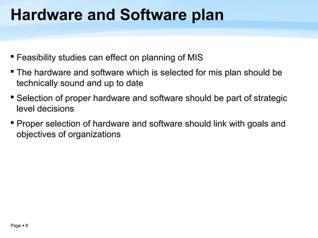 DEVELOPMENT PROCESS OF MIS | PPT