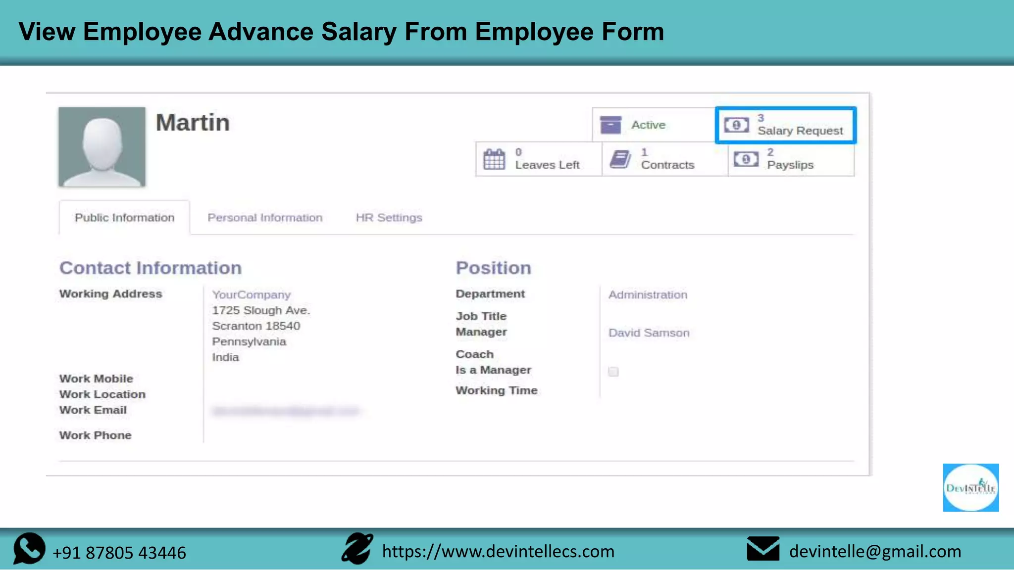 Employee Advance Salary | PPTX