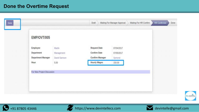 Employee Overtime Request | PPTX | Human Resources | Business